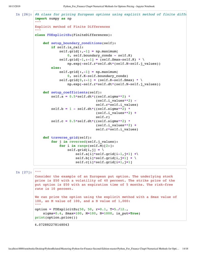 Numerical Methods For Options Pricing Pdf