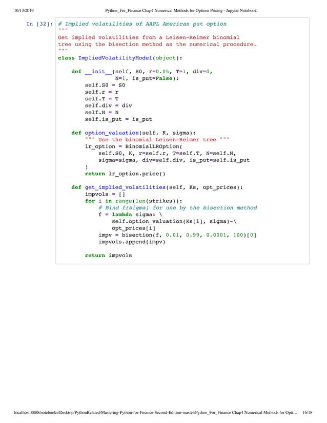 Numerical Methods For Options Pricing Pdf