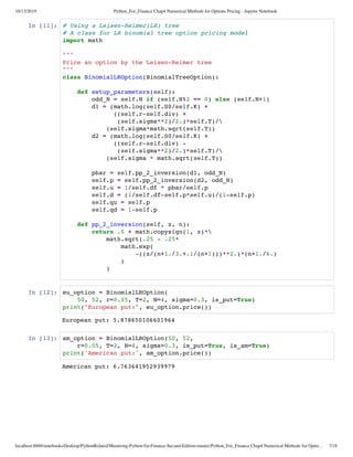 Numerical methods for options pricing | PDF