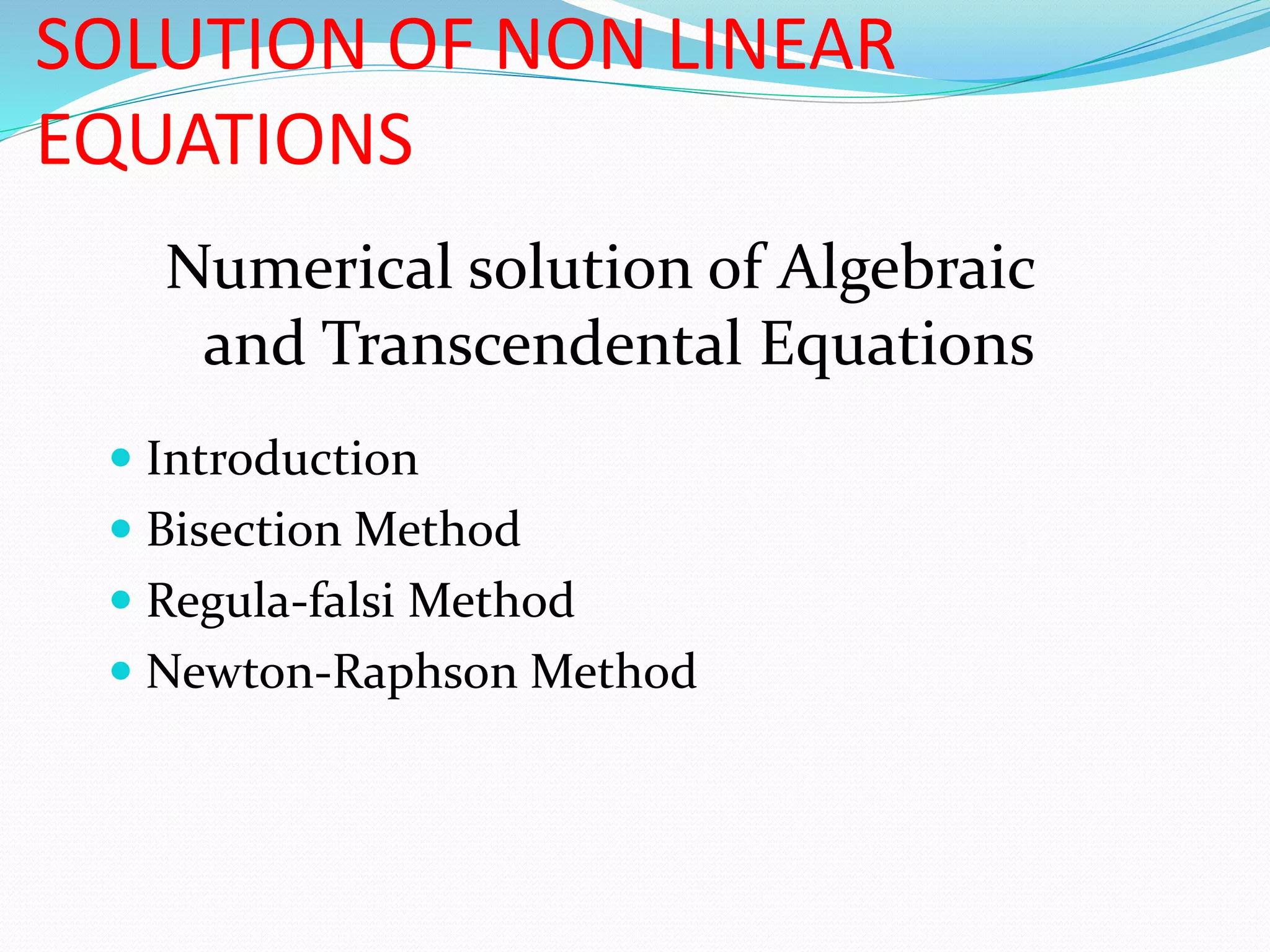 NUMERICAL METHODS ppt new (1).pptx | Physics | Science