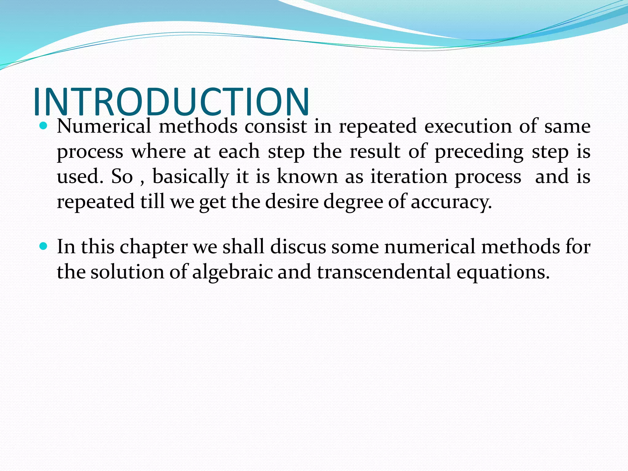 NUMERICAL METHODS ppt new (1).pptx | Physics | Science
