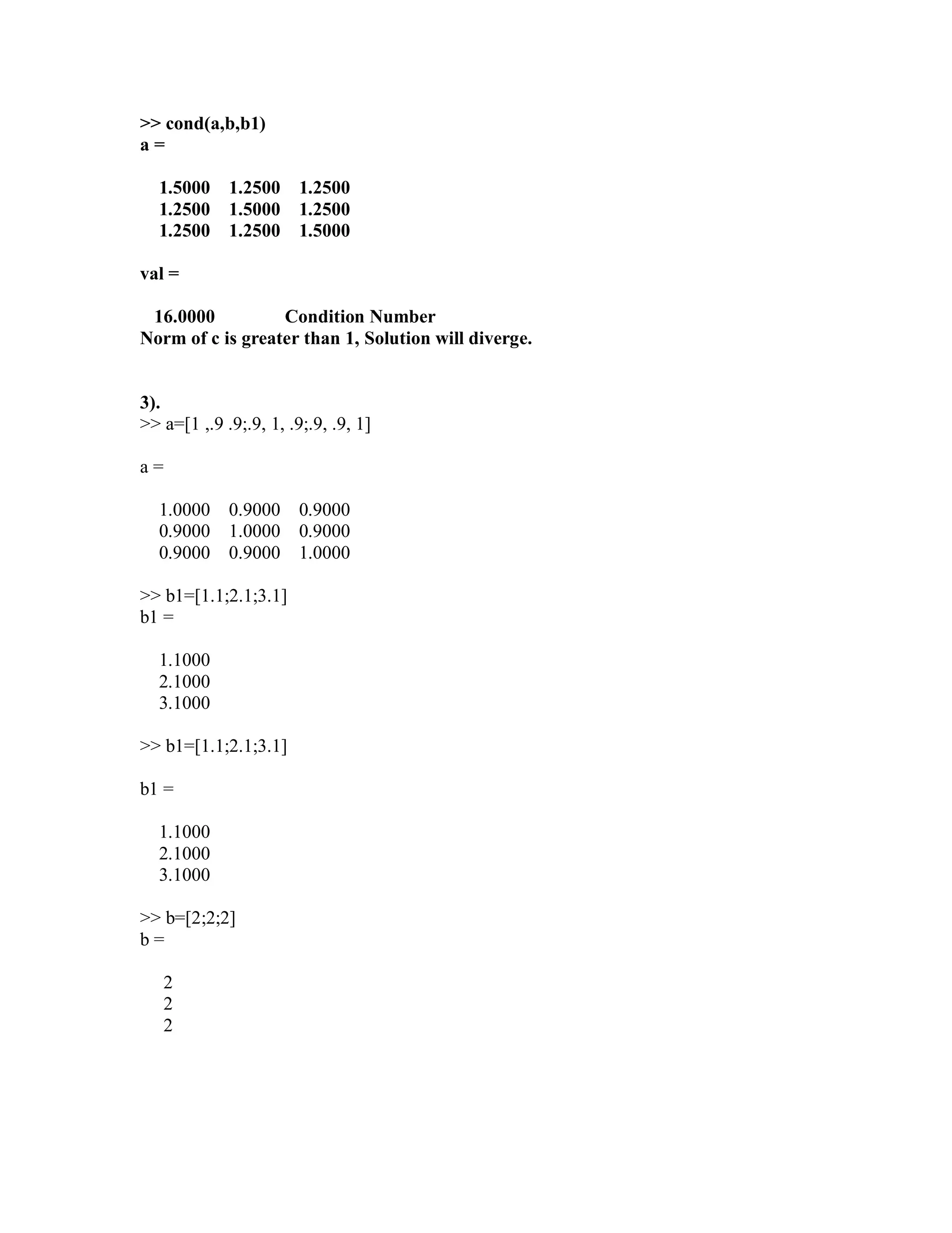 Numerical Methods Solving Linear Equations | PDF
