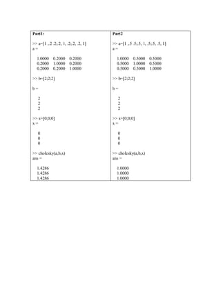 Numerical Methods Solving Linear Equations | PDF