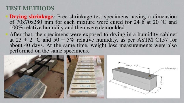 Numerical Modeling And Experimental Evaluation Of Drying Shrinkage Of