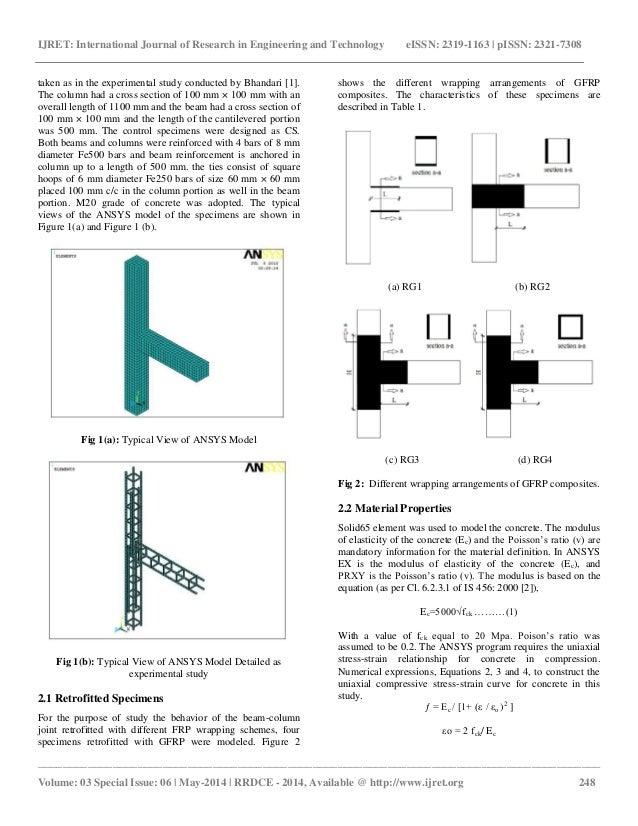 Numerical Modeling On Behaviour Of Reinforced Concrete Exterior Beam