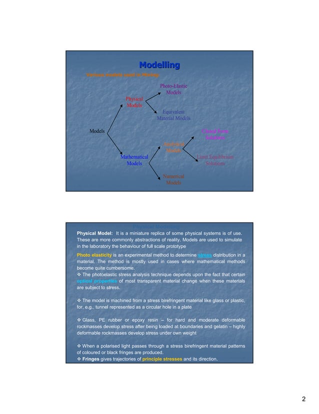 Numerical modelling in Geo mechanics | PDF