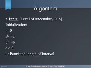Numerical on dichotomous search | PPTX