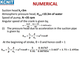 NUMERICAL ON RECIPROCATING PUMP.pptx