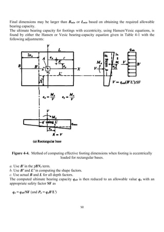 Geotechnical Problems of Bearing capcity of shallow foundation | PDF