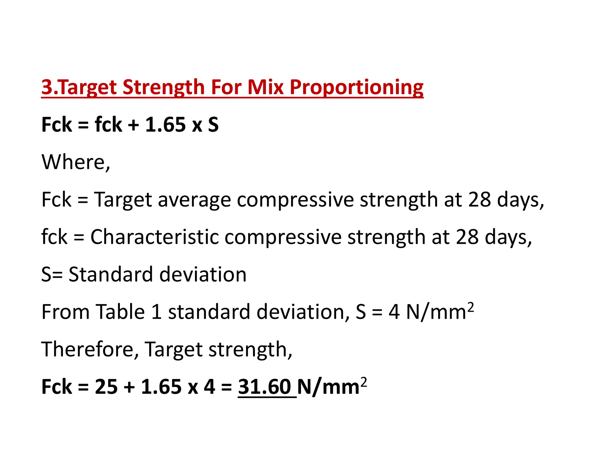 Numerical problem on concrete mix design by is 10262(2009) method | PDF