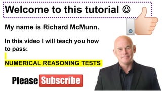 Numerical Reasoning Test Questions and Answers PDF | PPTX