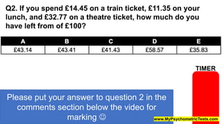 Numerical Reasoning Test Questions and Answers PDF | PPTX