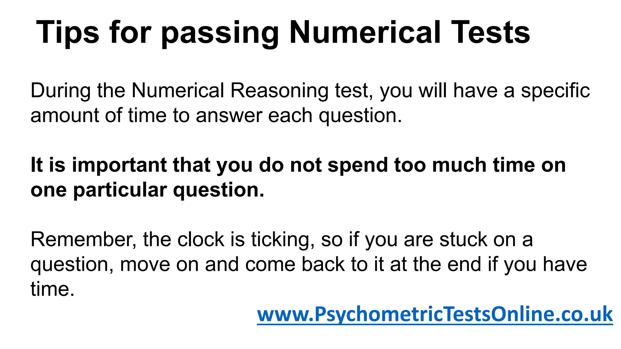 Numerical reasoning tests questions and answers | PPTX