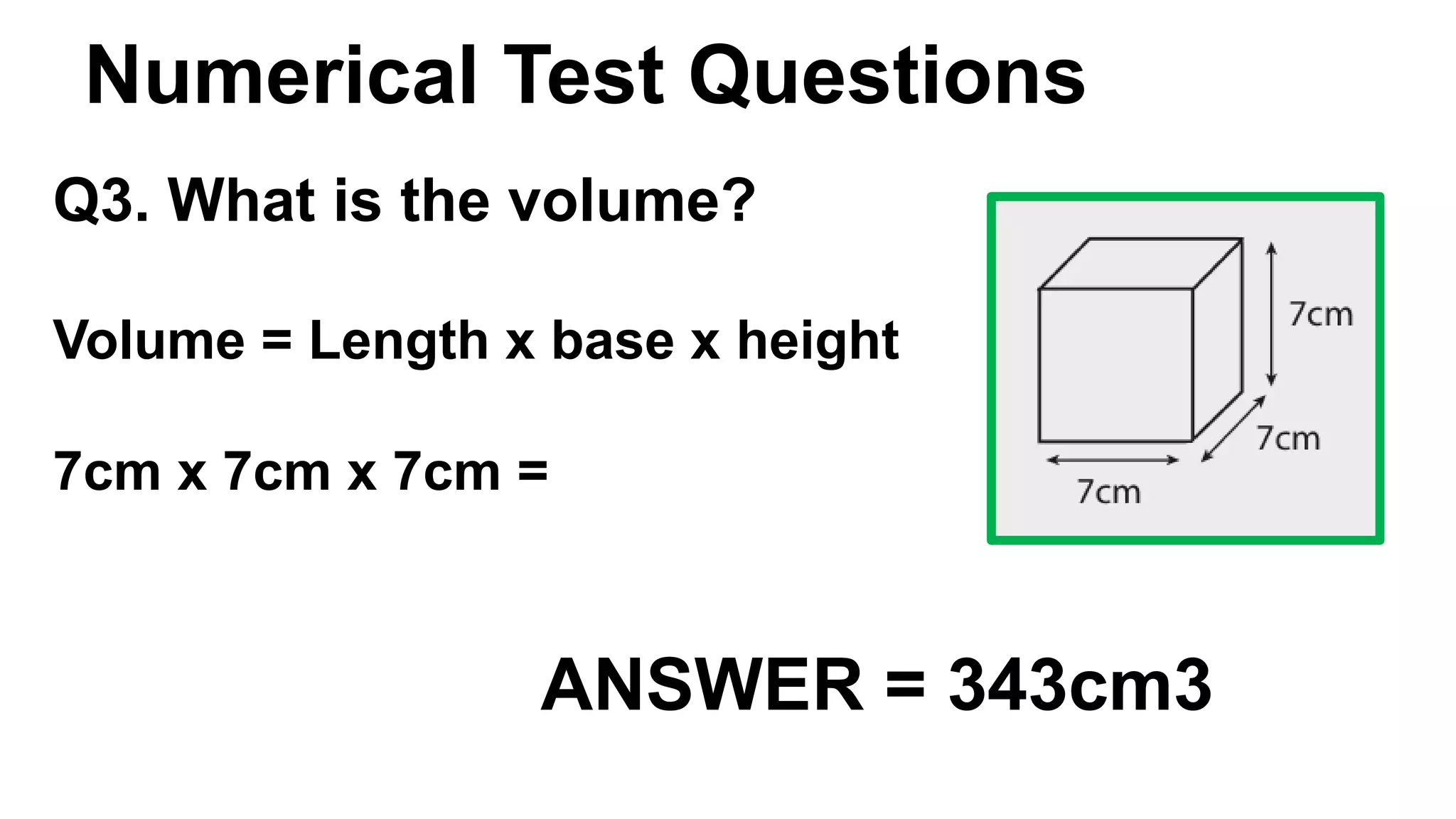 Numerical reasoning tests questions and answers | PPTX