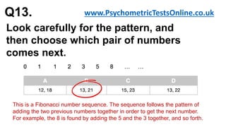 Numerical reasoning tests questions and answers | PPTX
