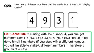 Numerical reasoning tests questions and answers | PPTX | Educational ...