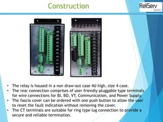 7SR10 Overcurrent Relay | PPTX
