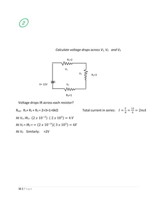 Basic electronics Solid State BL therage Numerical Problems | PDF