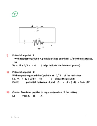 Basic electronics Solid State BL therage Numerical Problems | PDF