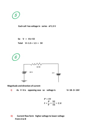 Basic electronics Solid State BL therage Numerical Problems | PDF