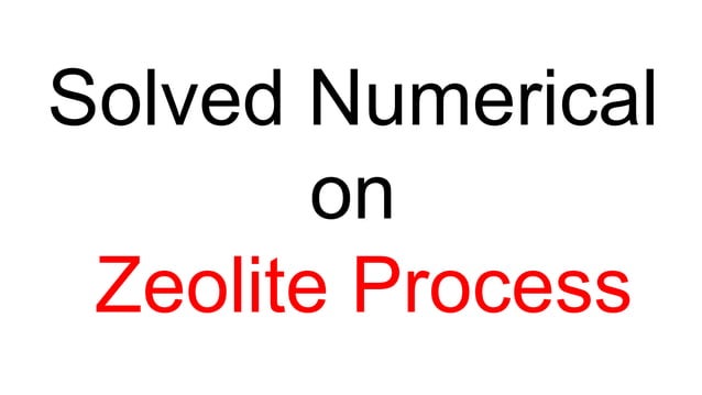 Solved Numericals on Water Analysis: EDTA Method, Clark Method, Lime ...