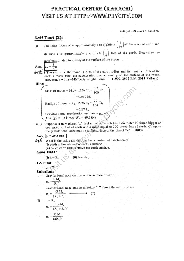 Numericals 06 | PDF