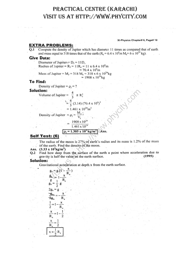 Numericals 06 | PDF