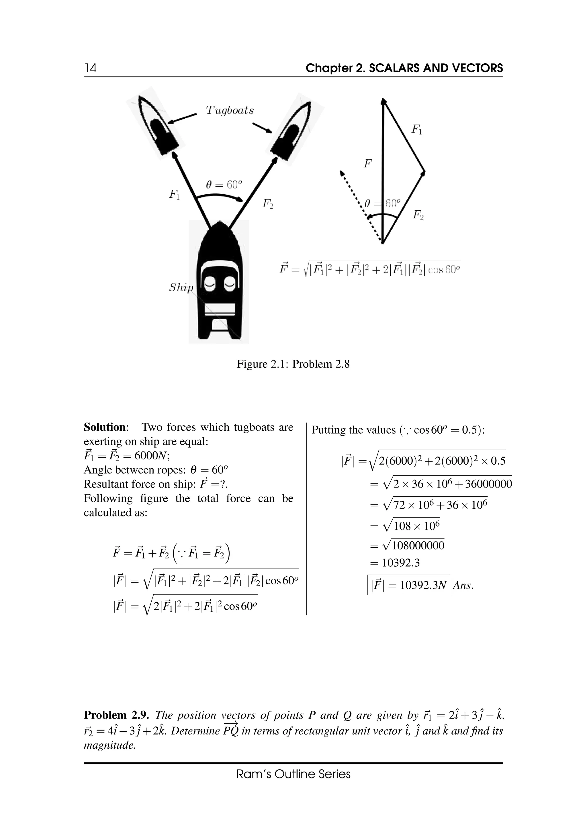 Physics Notes: Solved numerical of Physics first year | PDF