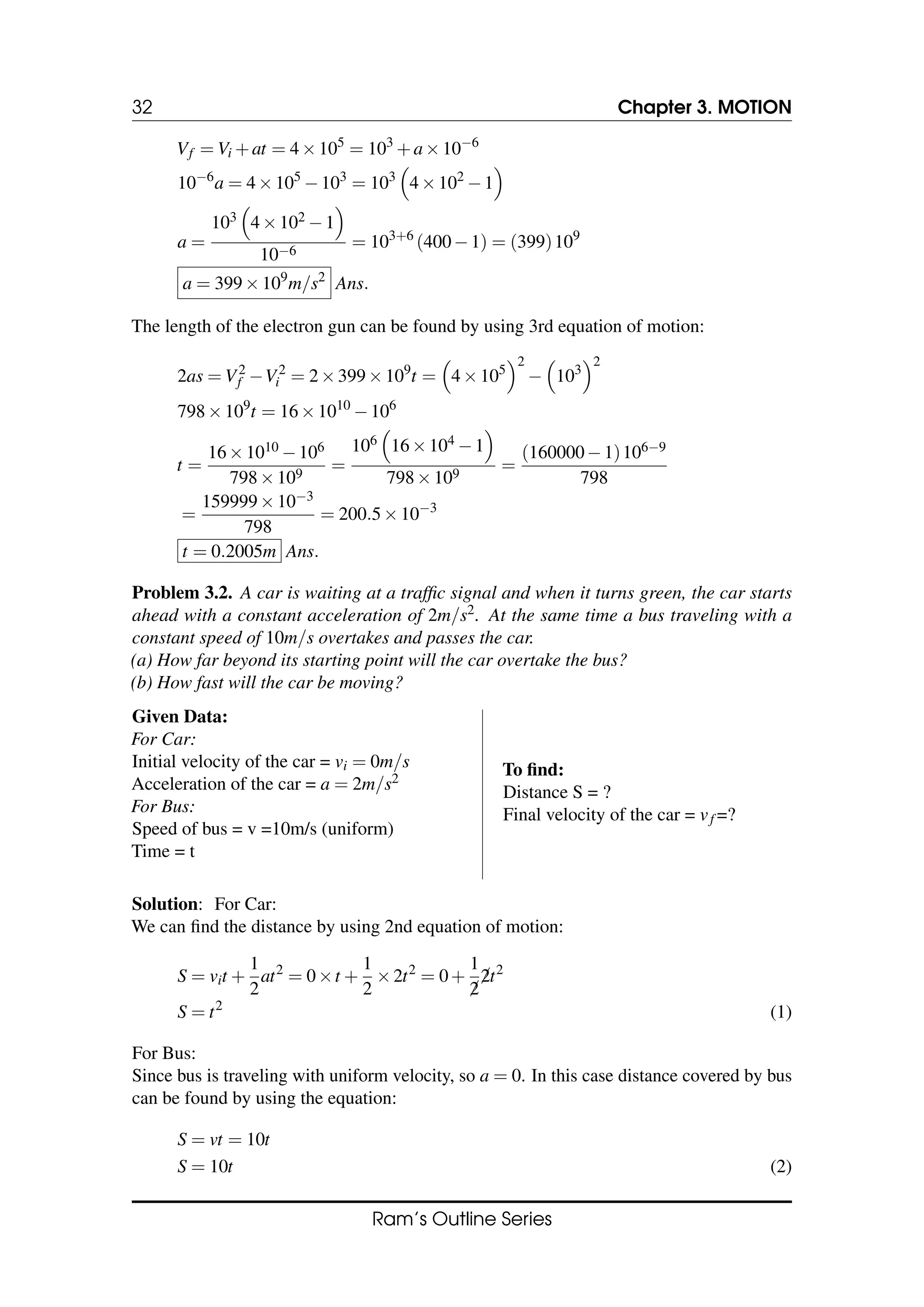 Physics Notes: Solved numerical of Physics first year | PDF