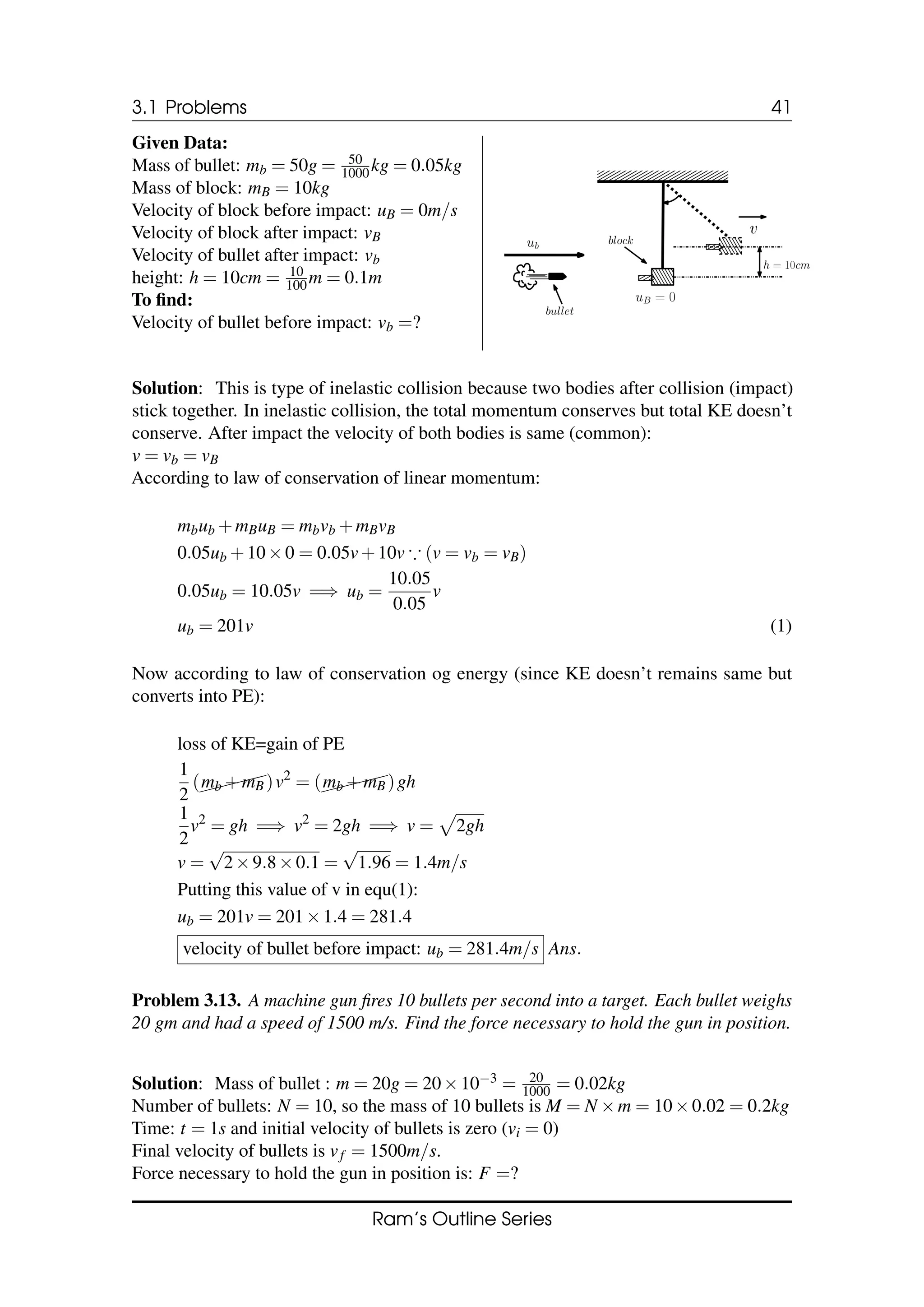 Physics Notes: Solved numerical of Physics first year | PDF