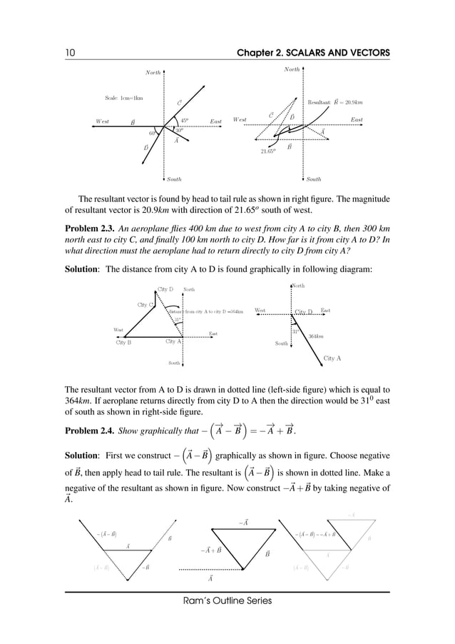 Physics Notes: Solved numerical of Physics first year | PDF