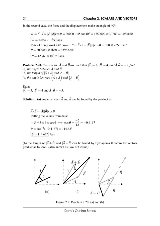 Physics Notes: Solved numerical of Physics first year | PDF