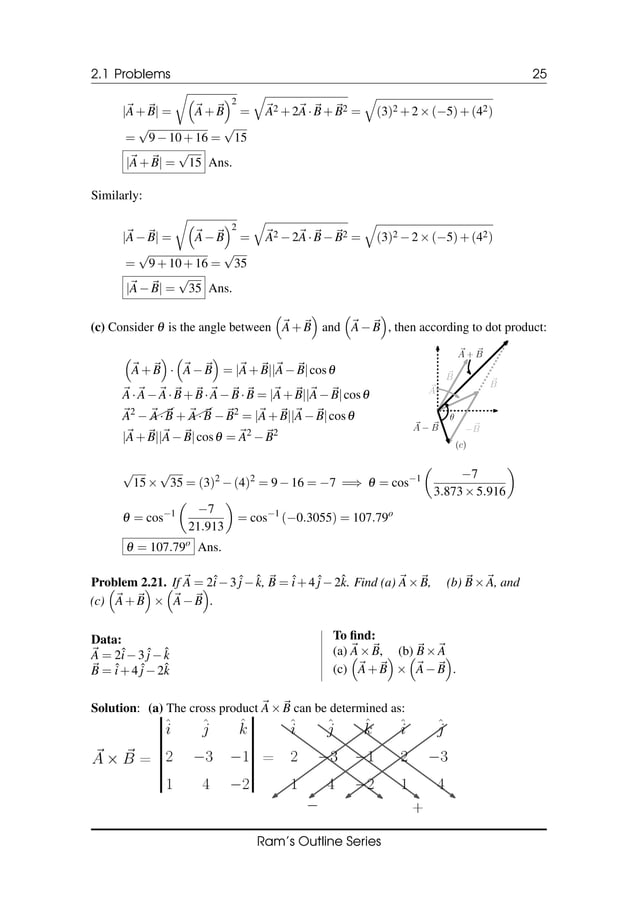 Physics Notes: Solved numerical of Physics first year | PDF
