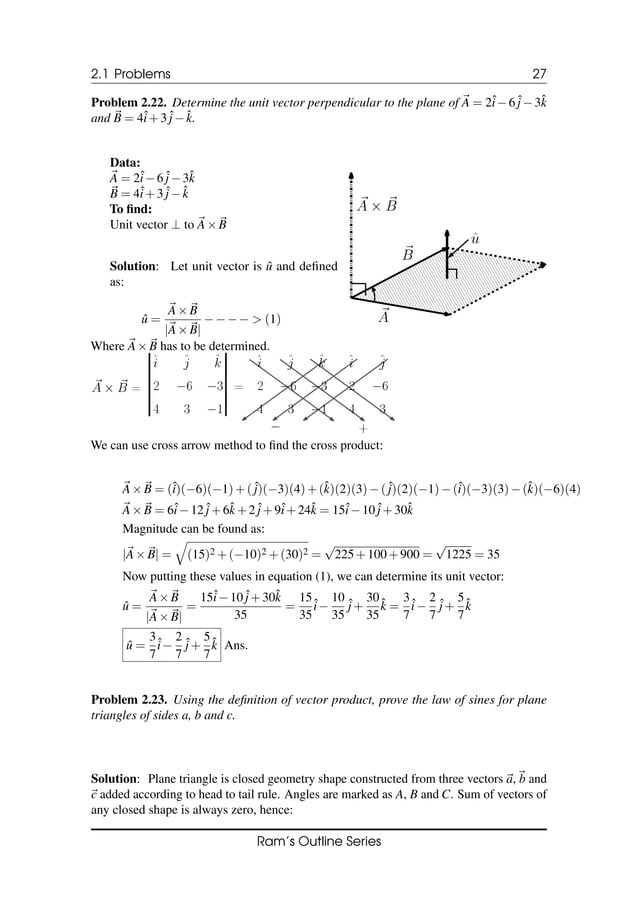 Physics Notes: Solved numerical of Physics first year | PDF