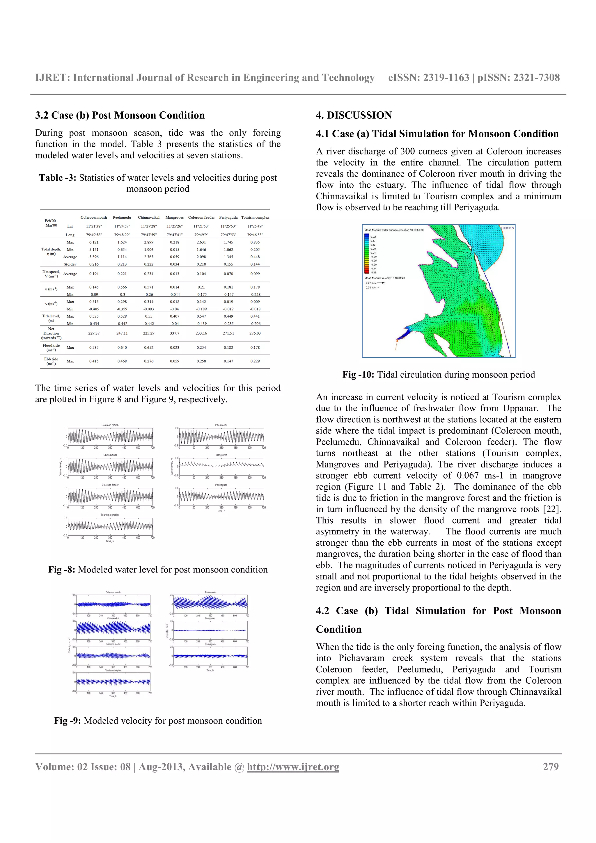 Numerical Simulation Of Tidal Circulation In The Pdf