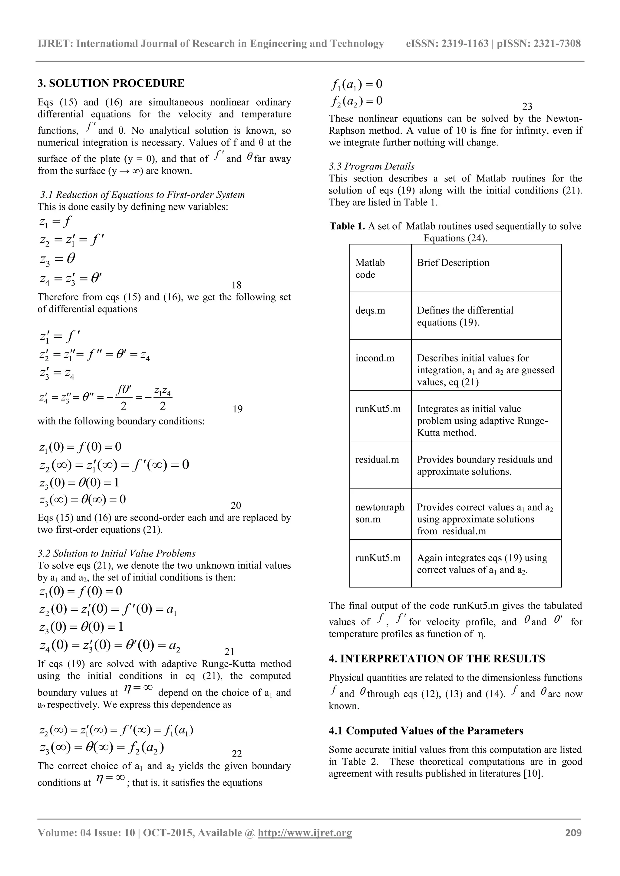 Numerical Simulation On Laminar Convection Flow And Heat Transfer Over An Isothermal Vertical