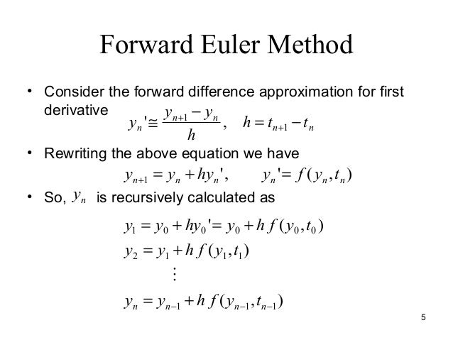 Numerical solution of ordinary differential equations GTU CVNM PPT