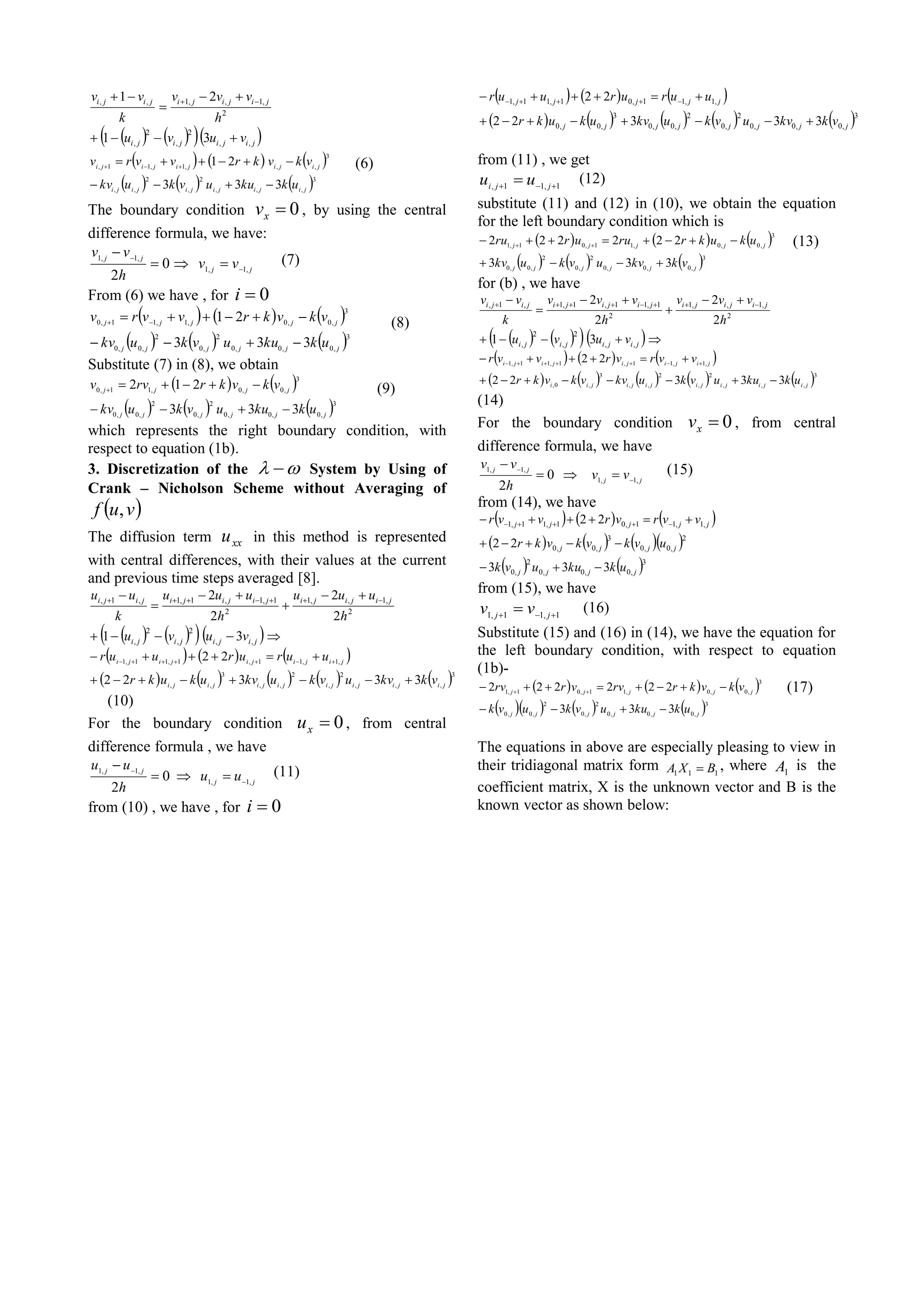 Numerical Solution Of Oscillatory Reaction Diffusion System Of Lambda Omega Type Pdf