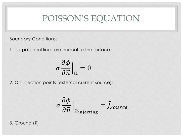 Numerical solution of poisson’s equation
