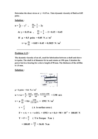 practiced numerical on fluid mechanics.pdf