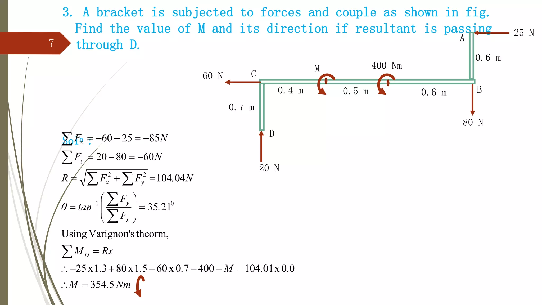 Numericals on resultant of non-concurrent force system.pdf