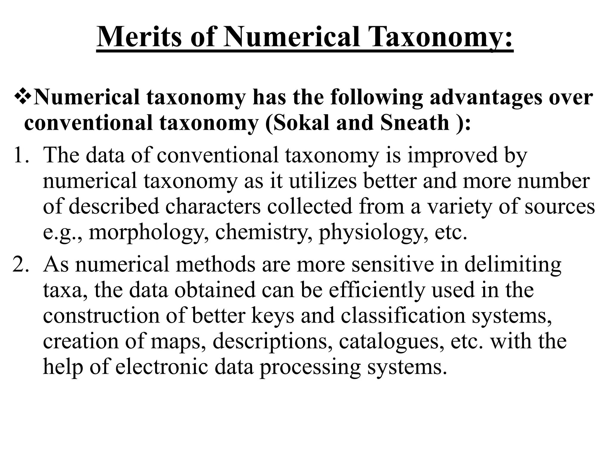 Numerical taxonomy_Plant Taxonomy | PPTX