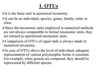 Numerical taxonomy_Plant Taxonomy | PPTX | Biological Sciences | Science