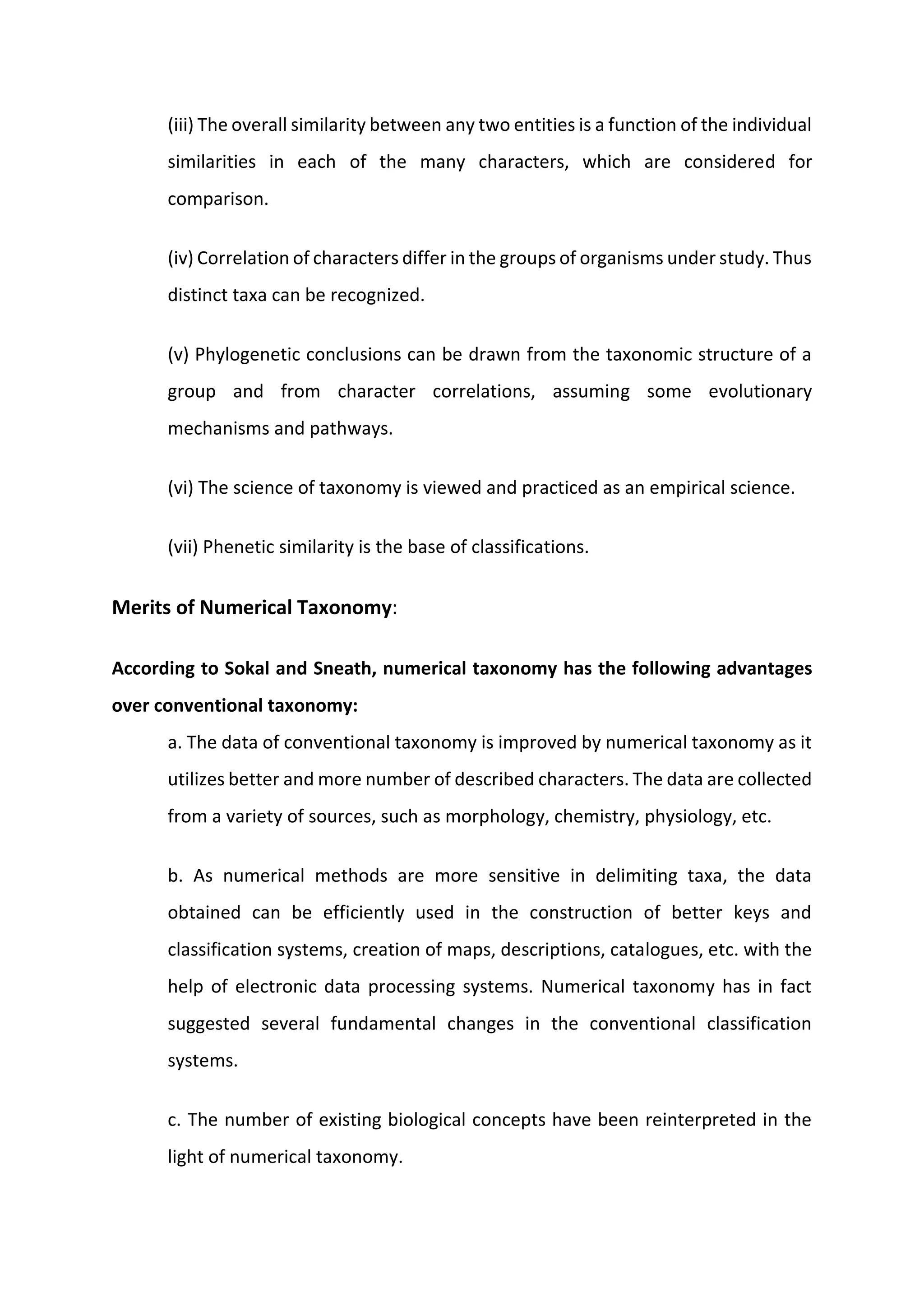 Numerical taxonomy | PDF