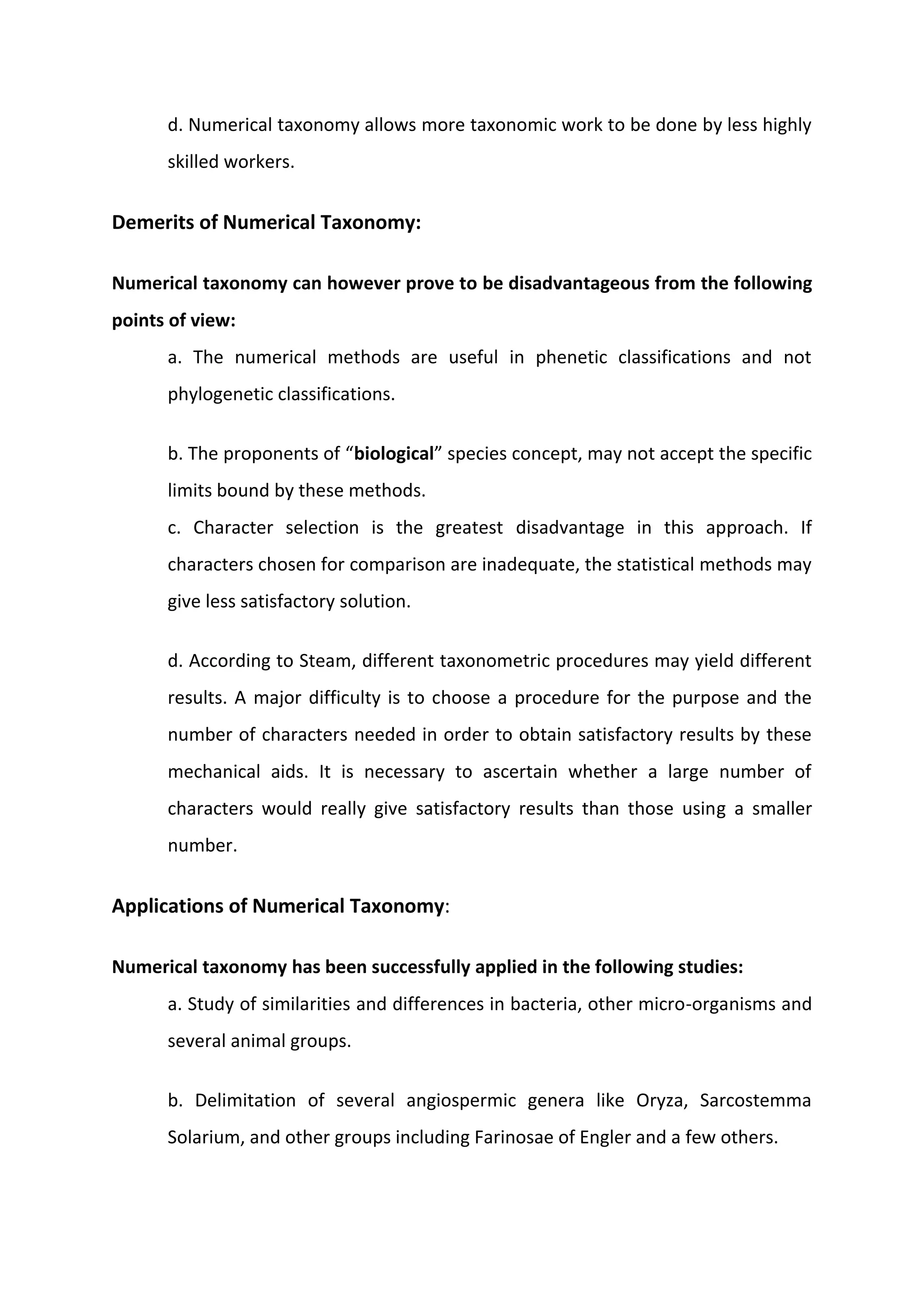 Numerical taxonomy | PDF