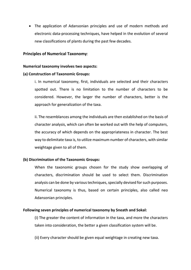 Numerical Taxonomy Pdf 9145