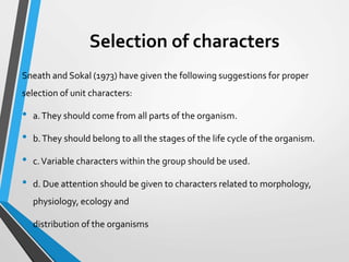 Numerical taxonomy | PPTX