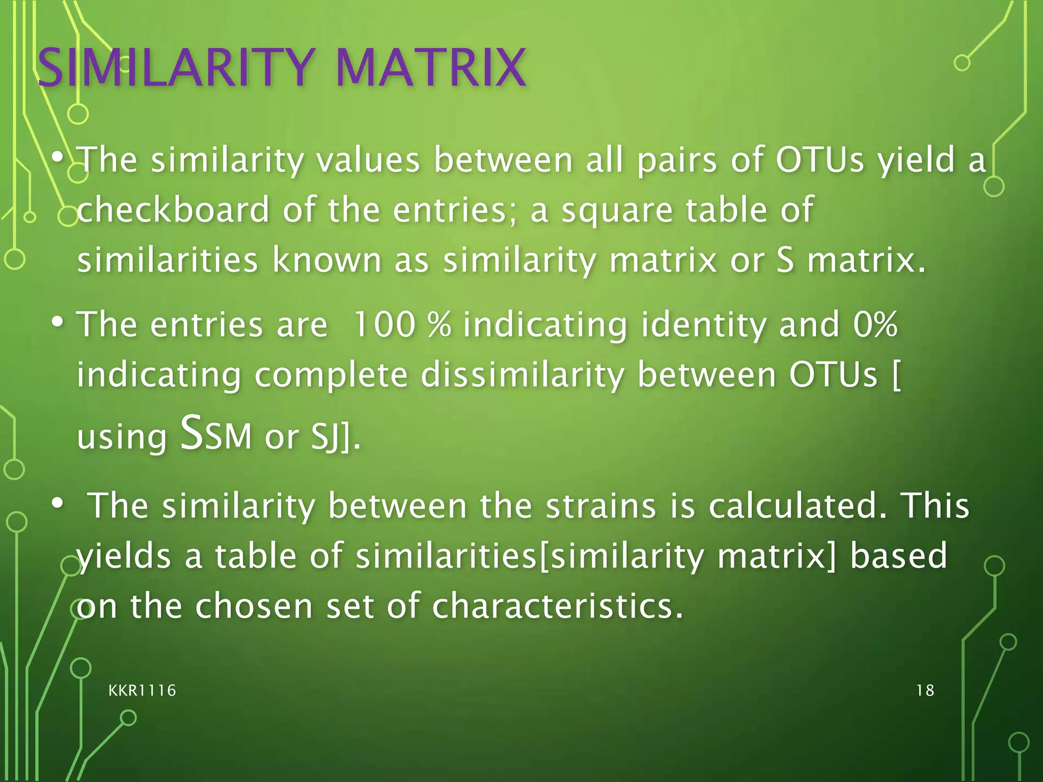 Numerical taxonomy | PPTX