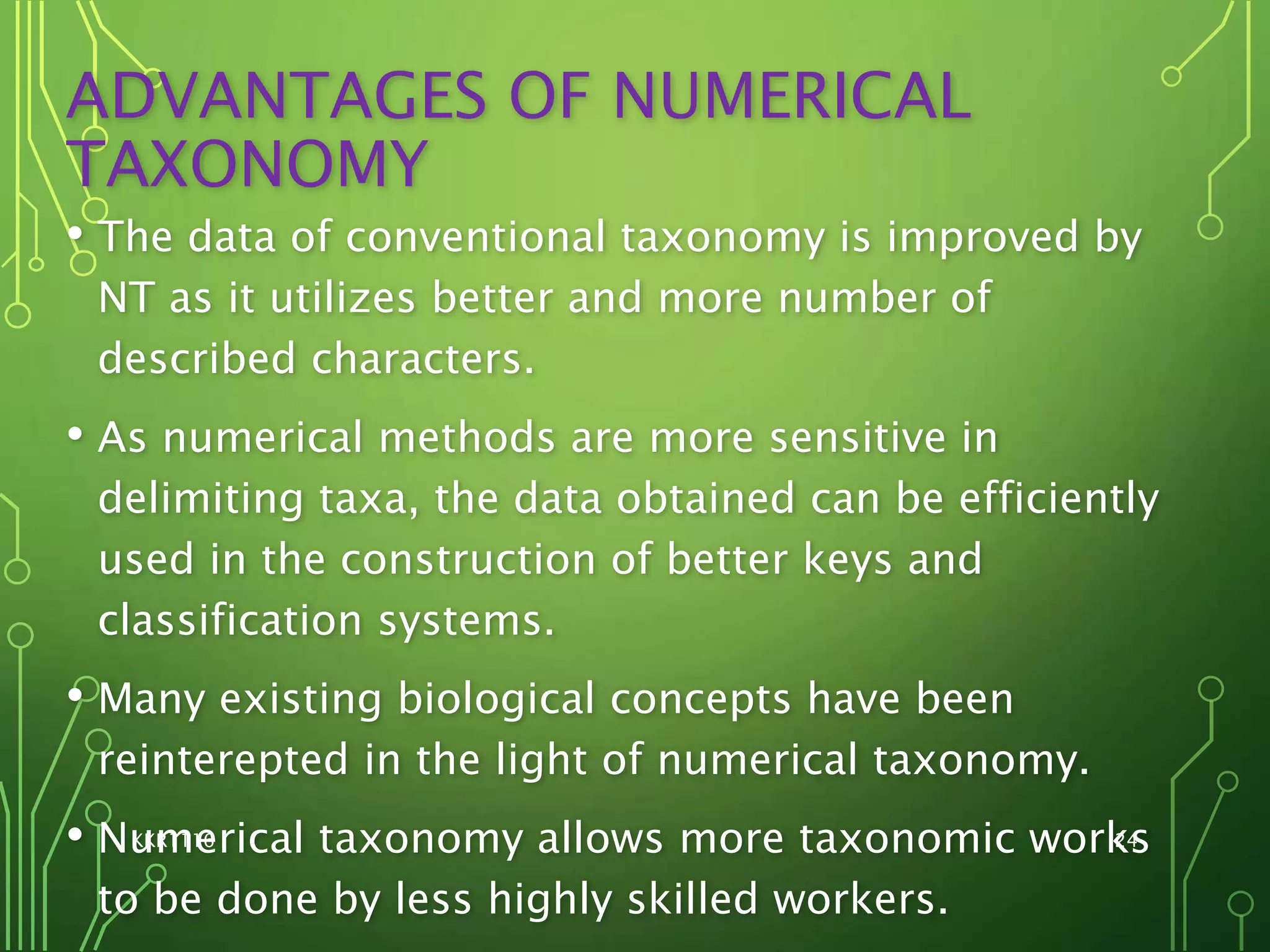 Numerical taxonomy | PPTX
