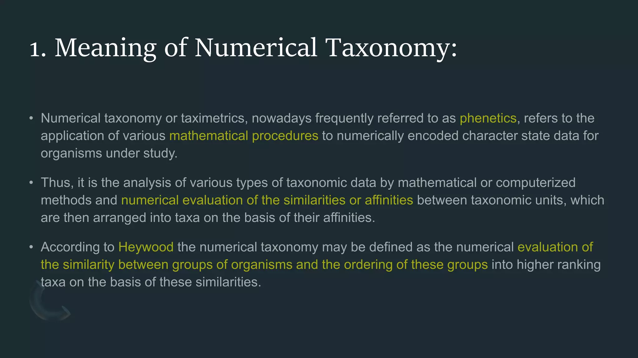Numerical taxonomy and biosystematics | PPT